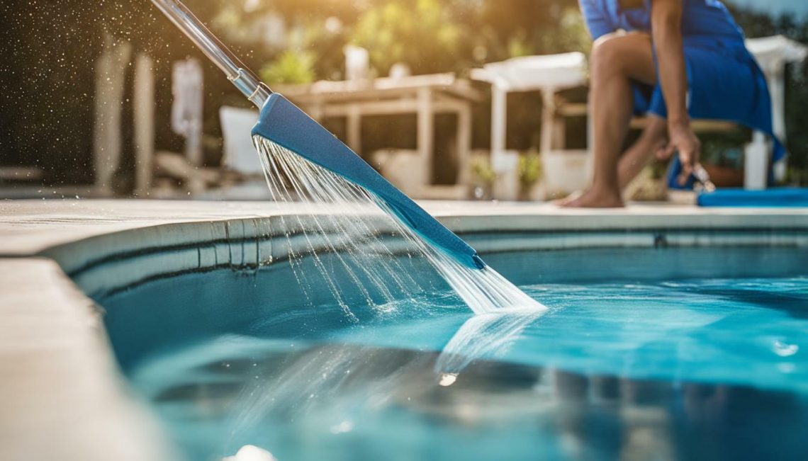 Wunderschone Pool Folie Reinigen Bild