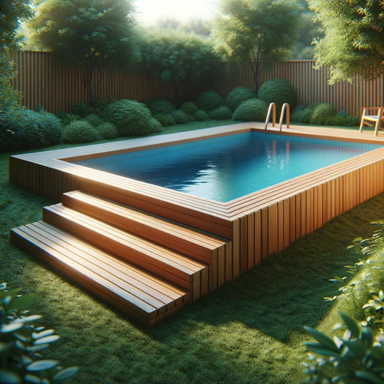 Stilvolle Garten Pool Selber Bauen Fotos